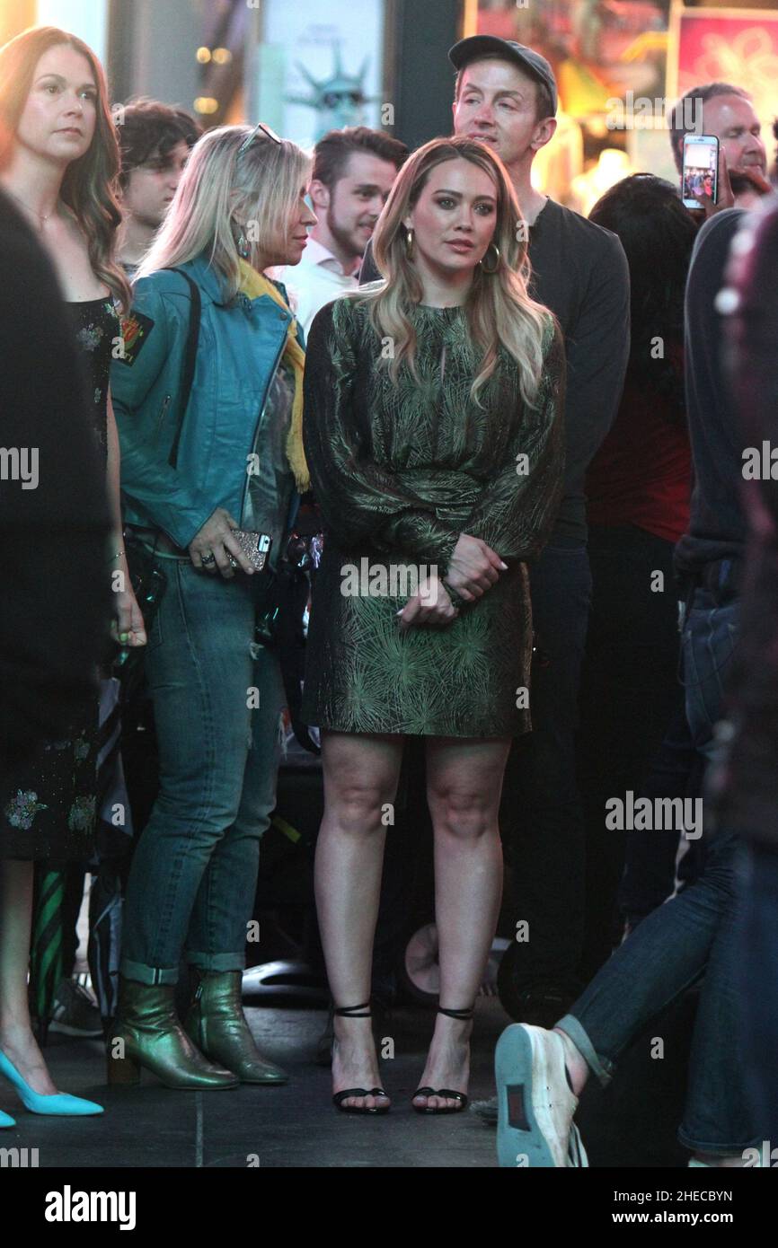 New York - NY - 20190424Hilary DuffSutton Foster and Miriam Shor ...