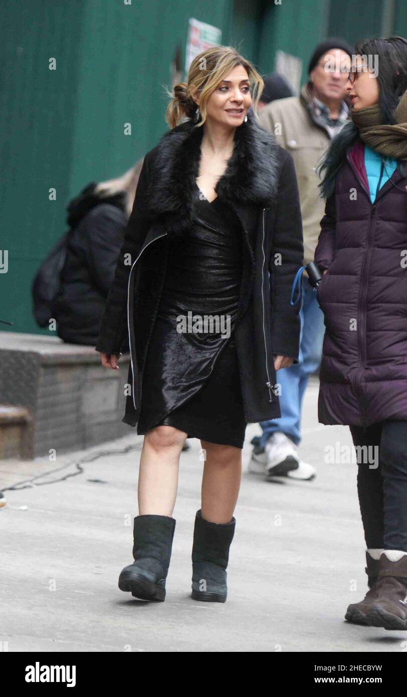 New York - NY - 20190215 Callie Thorne was pictured being taken into an ...