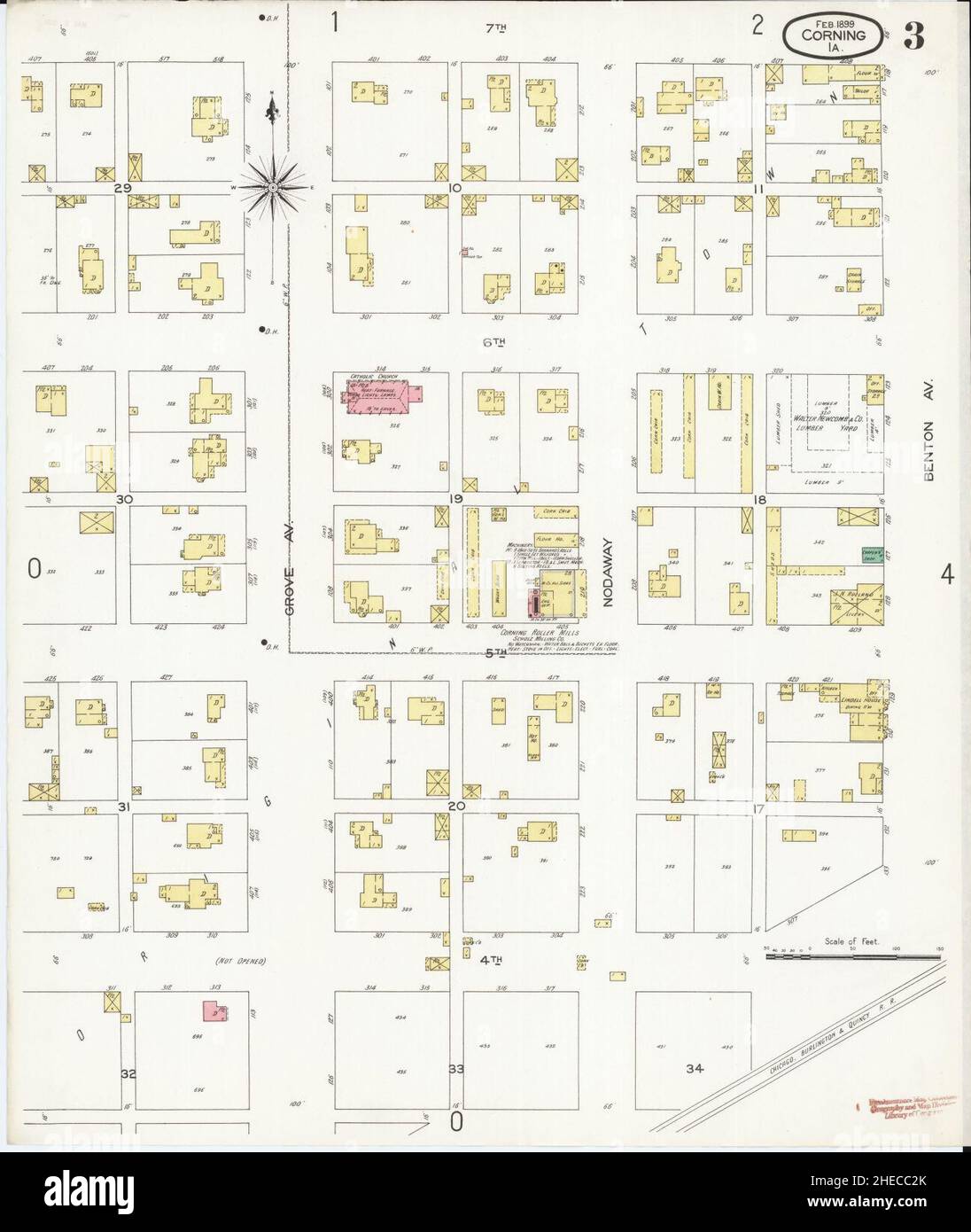 Map of corning hi-res stock photography and images - Alamy