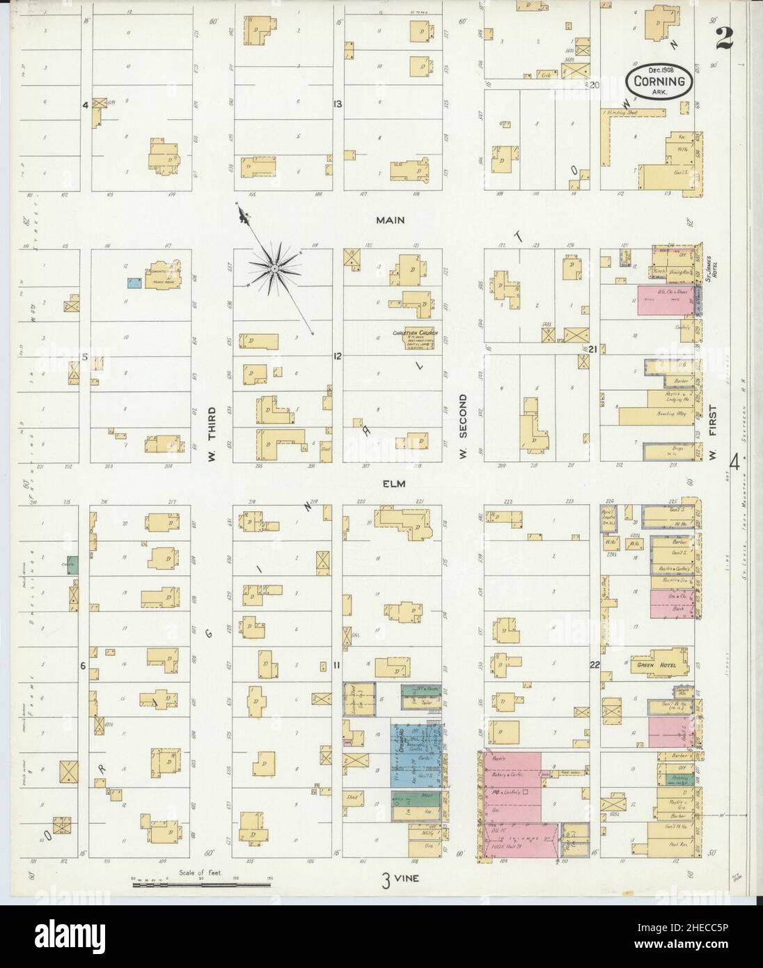Corning map hi-res stock photography and images - Alamy