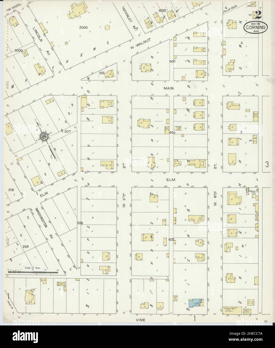 Corning map hi-res stock photography and images - Alamy