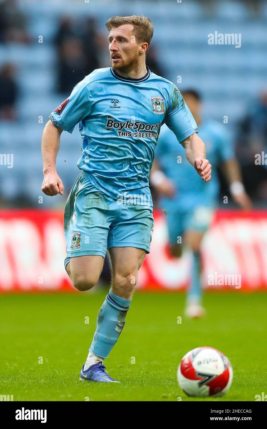 Coventry City's Jamie Allen during the Emirates FA Cup third round ...