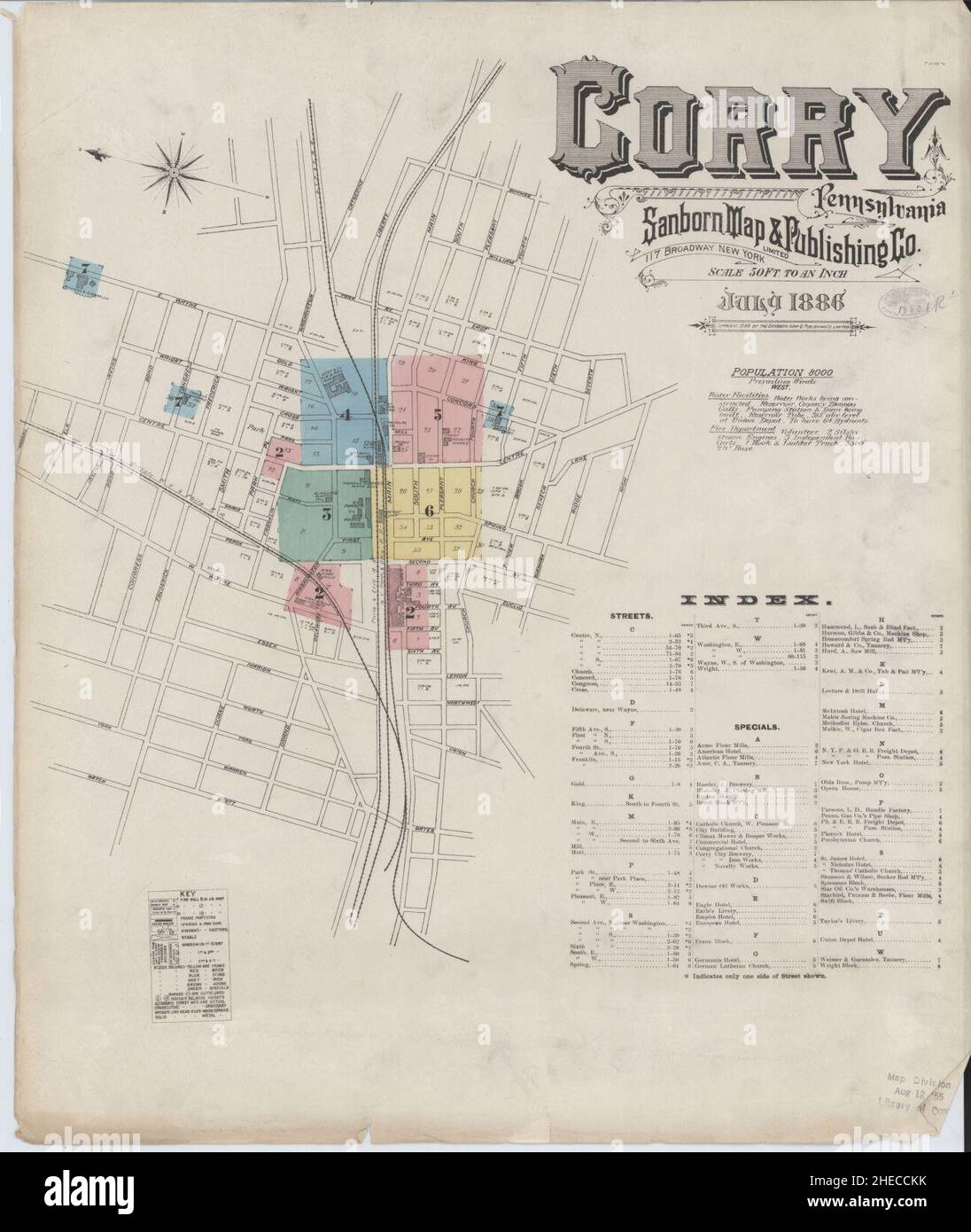 Corry pennsylvania map hi-res stock photography and images - Alamy