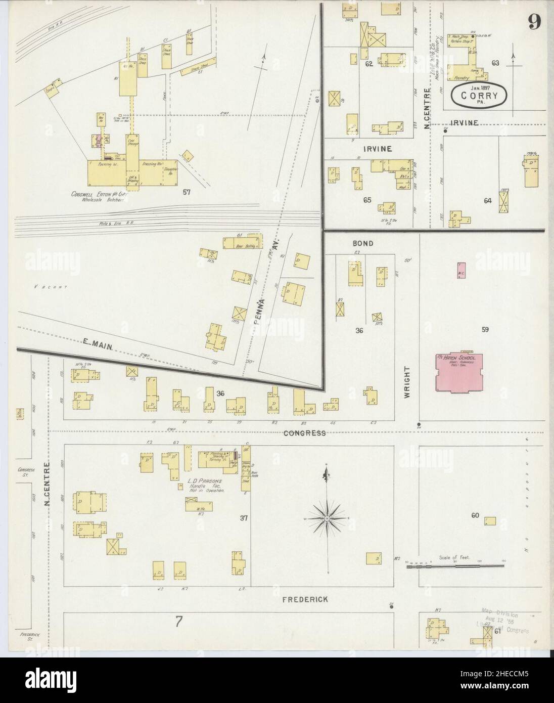 Corry pennsylvania map hi-res stock photography and images - Alamy
