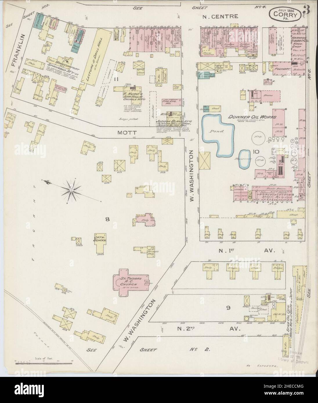 Corry pennsylvania map hi-res stock photography and images - Alamy