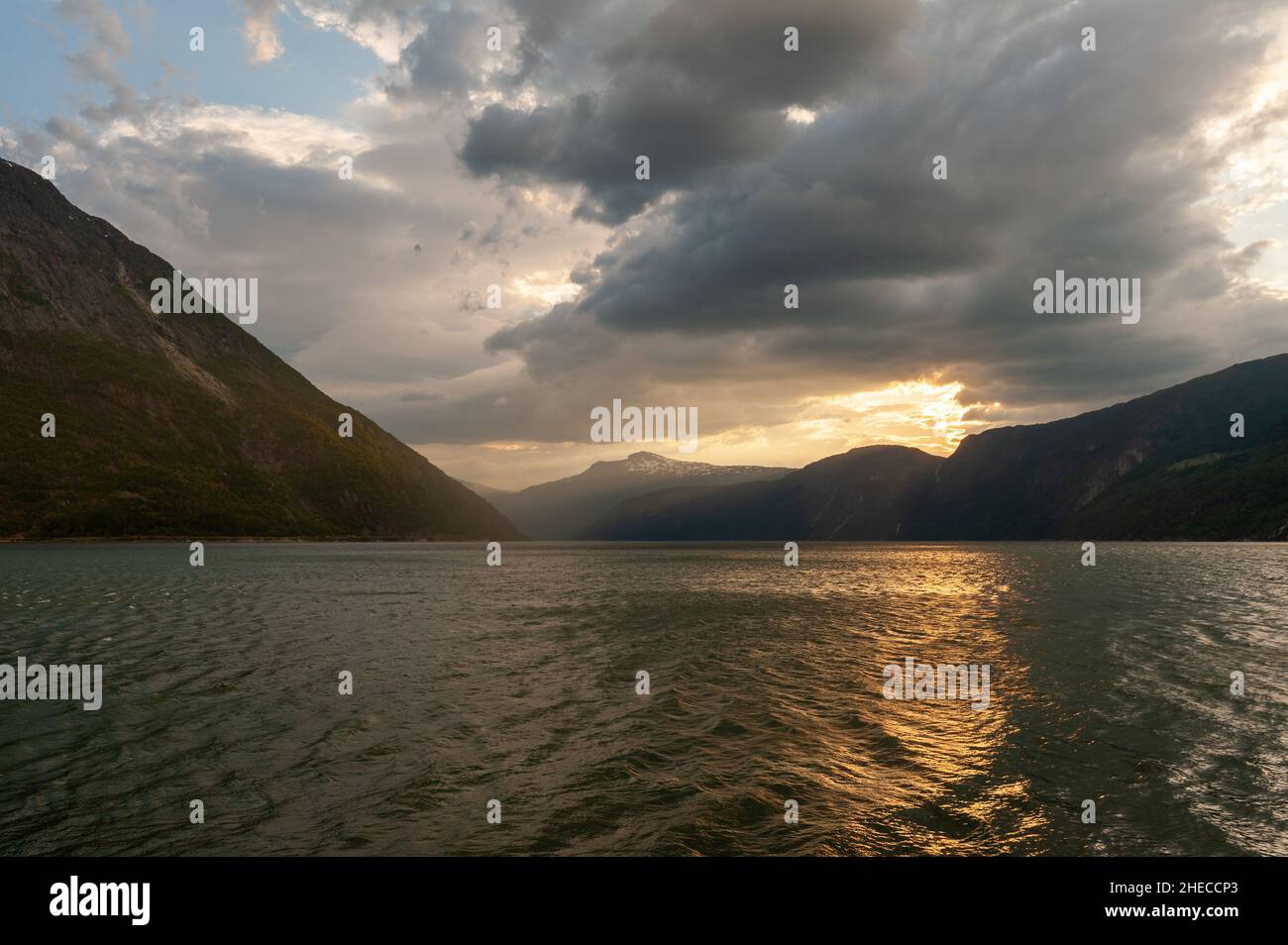 Eidfjord sunset hi-res stock photography and images - Alamy