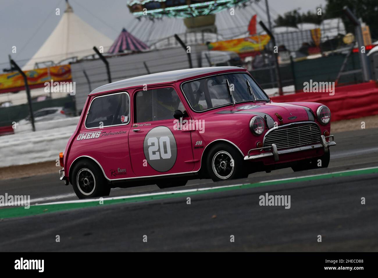 Endaf Owens, Austin Mini Cooper S, Touring Car Racing from the 1960s, a ...