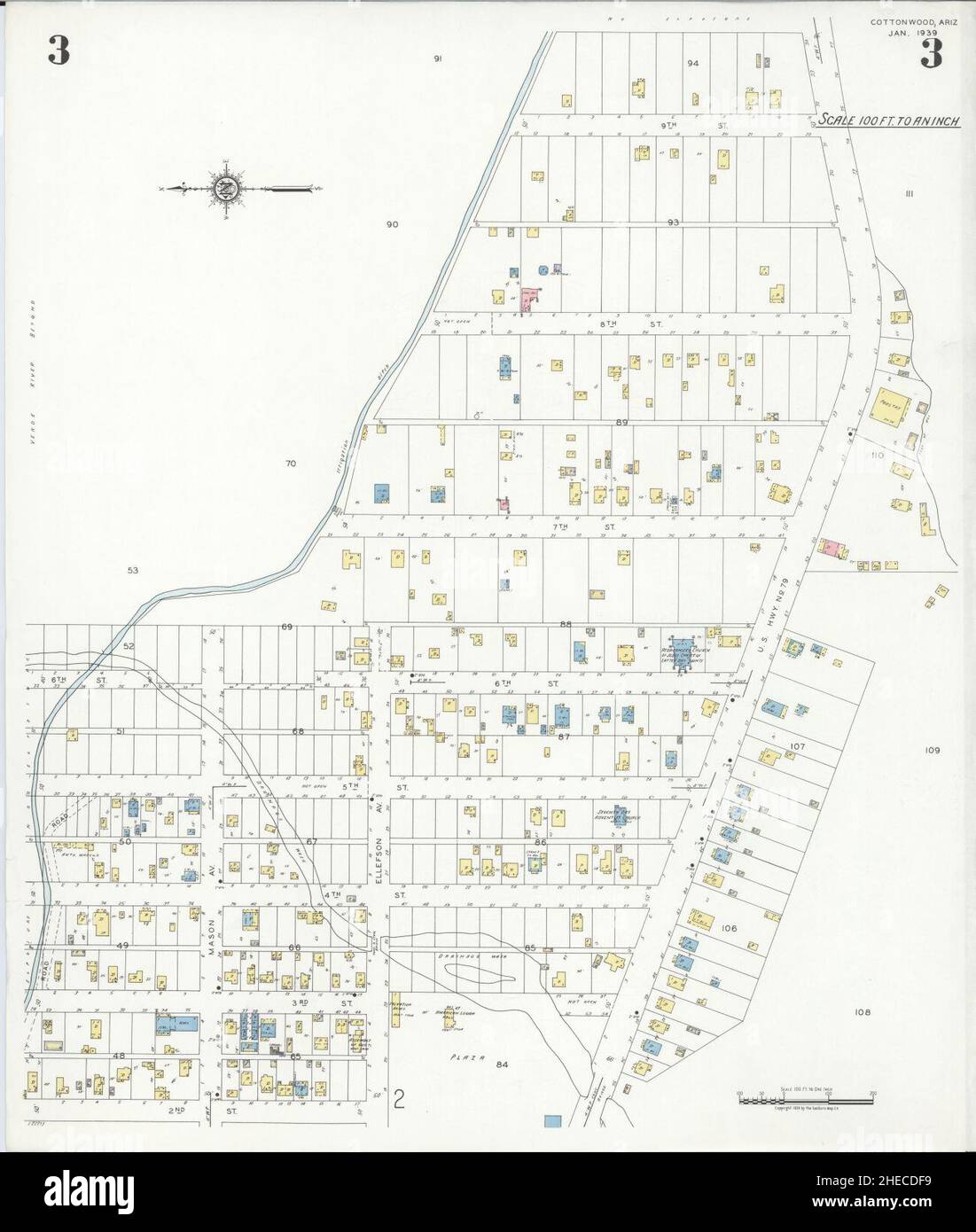 Map of cottonwood hi-res stock photography and images - Alamy