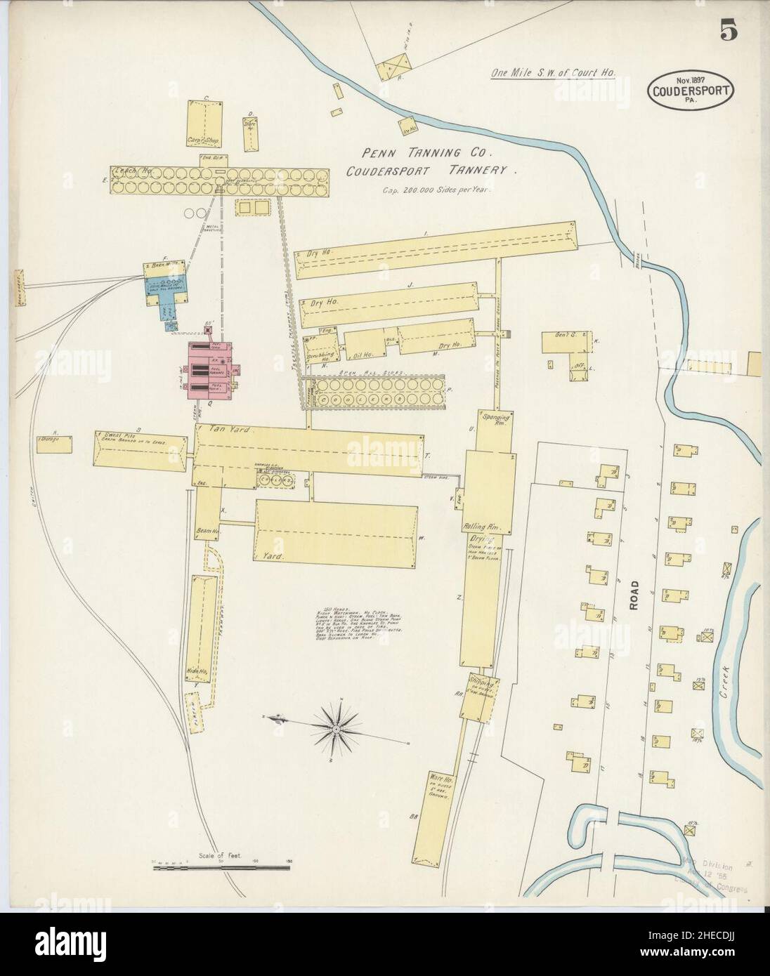 Map of coudersport hi-res stock photography and images - Alamy