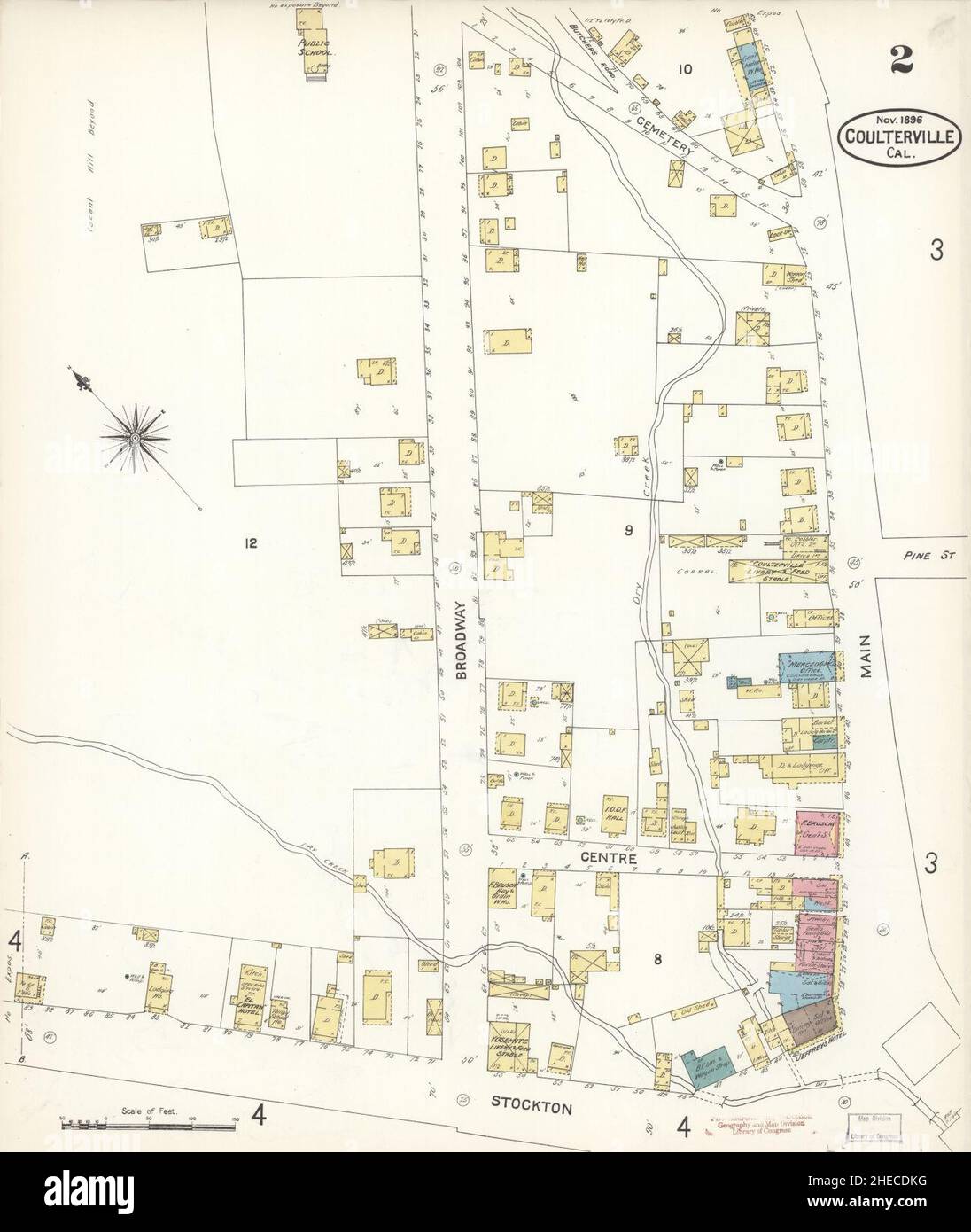 Sanborn Fire Insurance Map from Coulterville, Mariposa County ...