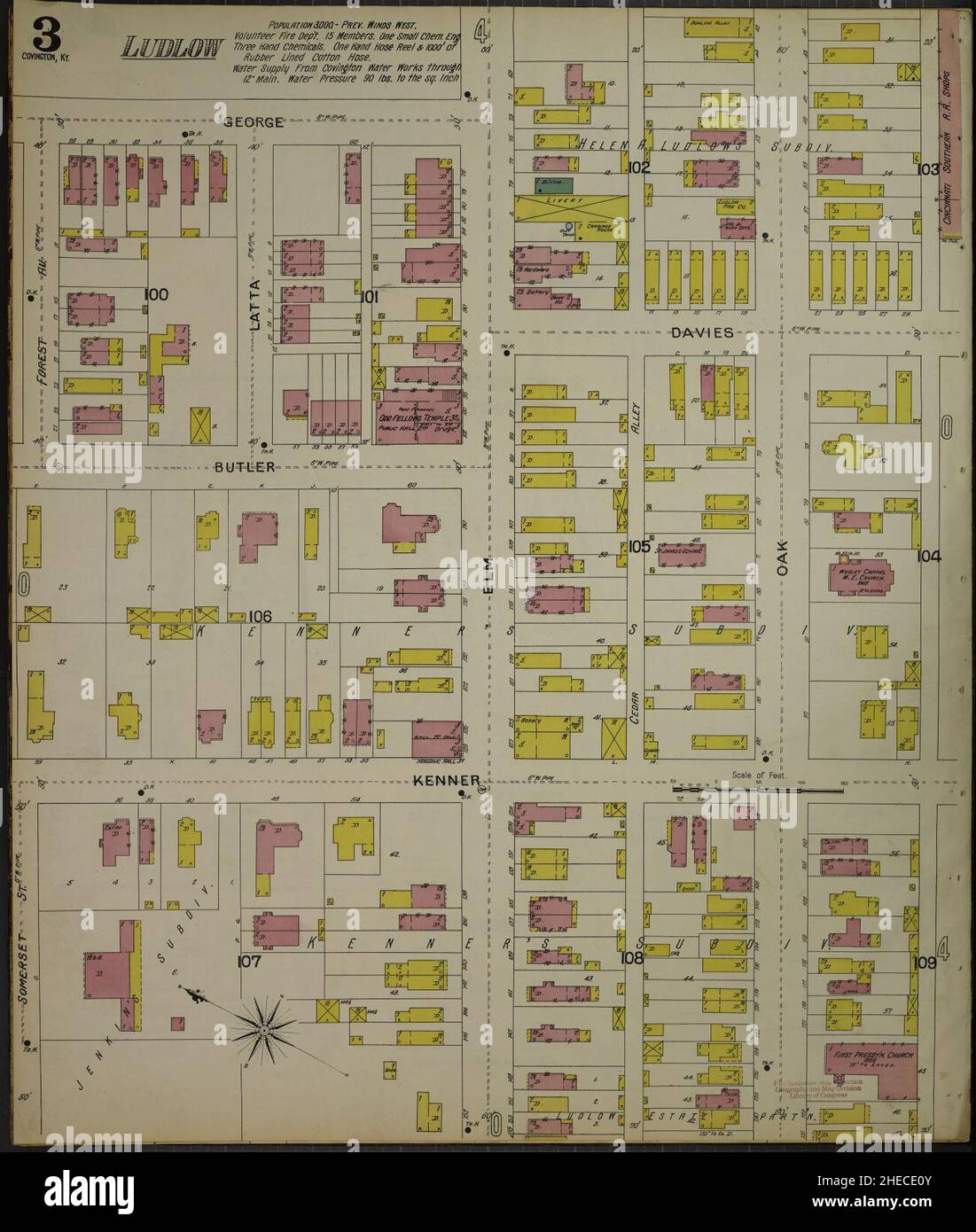 Kenton county map hi-res stock photography and images - Alamy