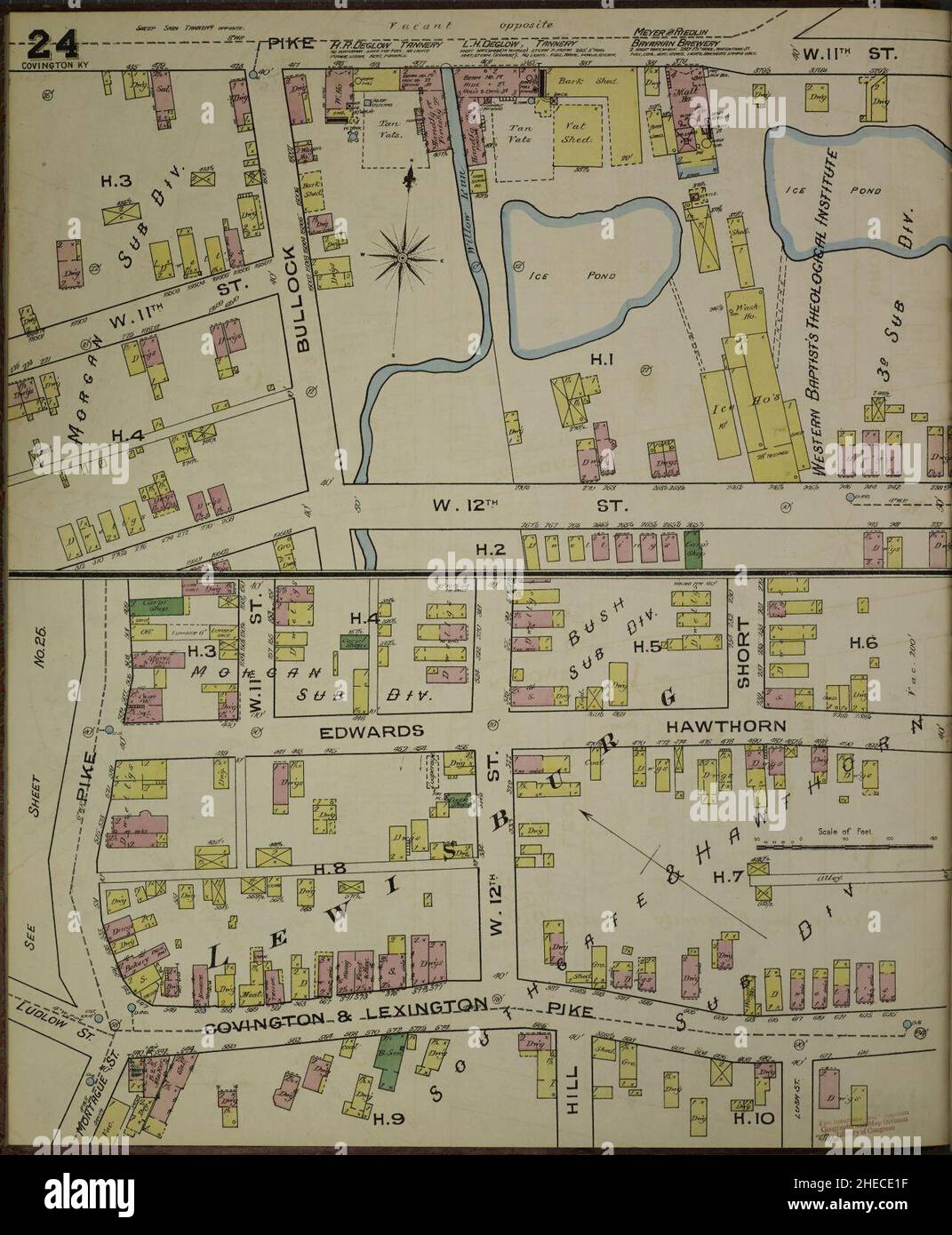 Kenton county map hi-res stock photography and images - Alamy