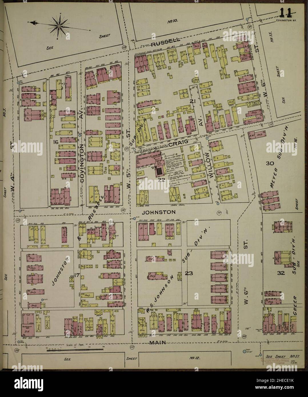 Kenton county map hi-res stock photography and images - Alamy