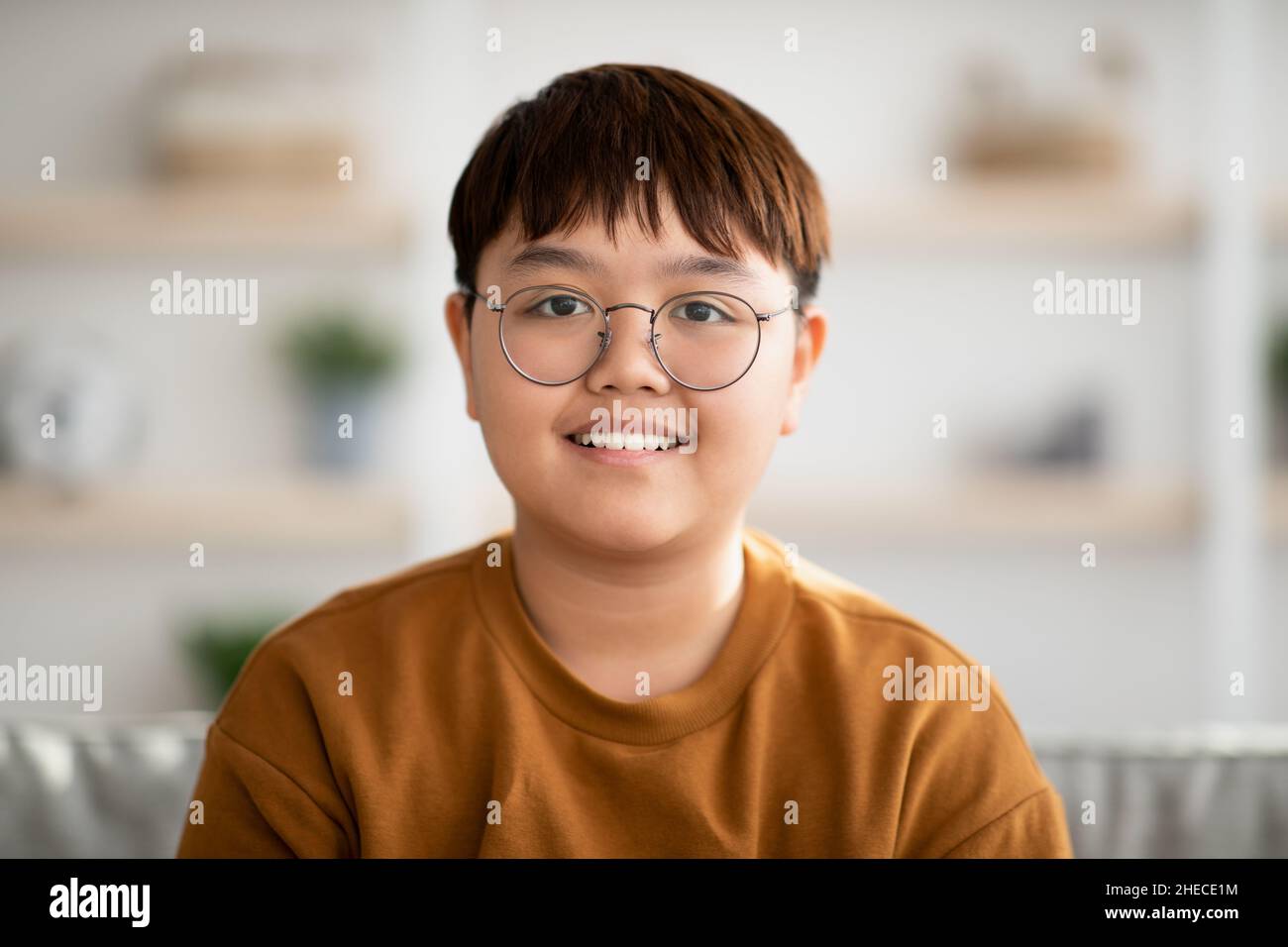Fat kid smiling hi-res stock photography and images - Alamy