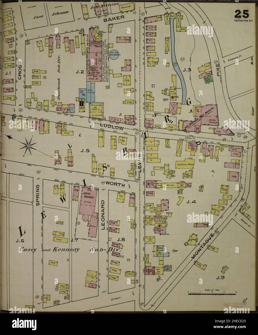 Covington county map hi-res stock photography and images - Alamy