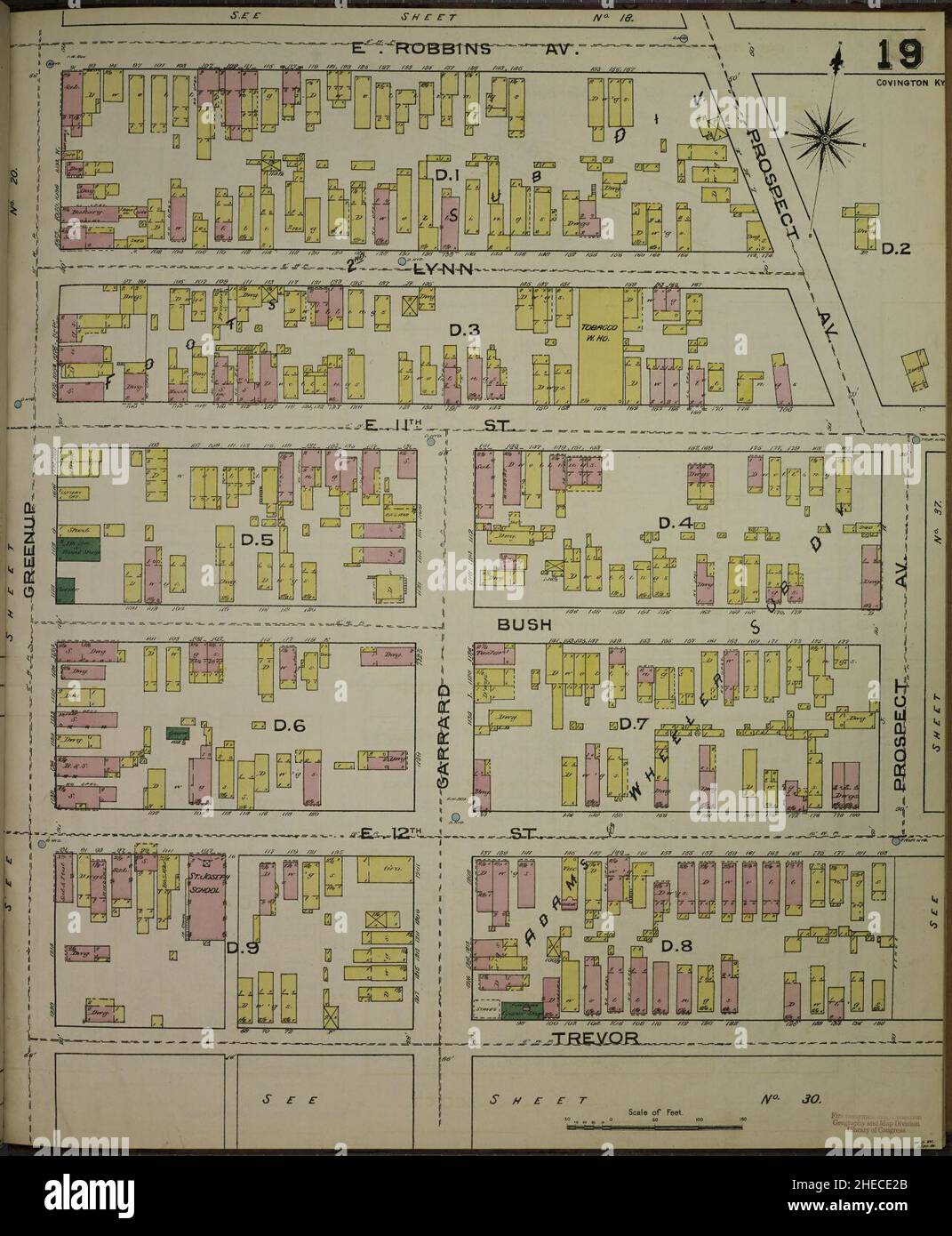 Kenton county map hi-res stock photography and images - Alamy