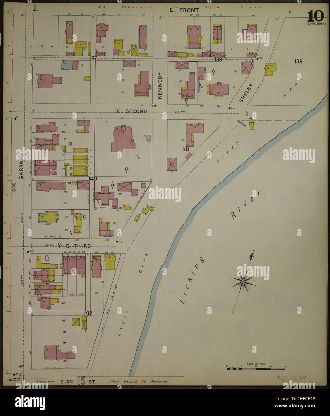 Kenton county map hi-res stock photography and images - Alamy