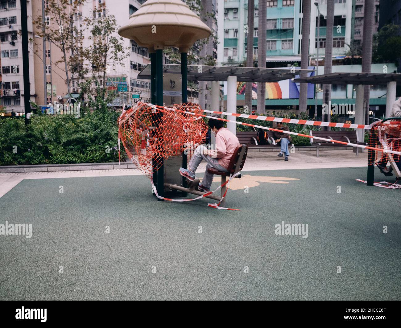 2022 Hong Kong omicon covid lockdown Stock Photo - Alamy