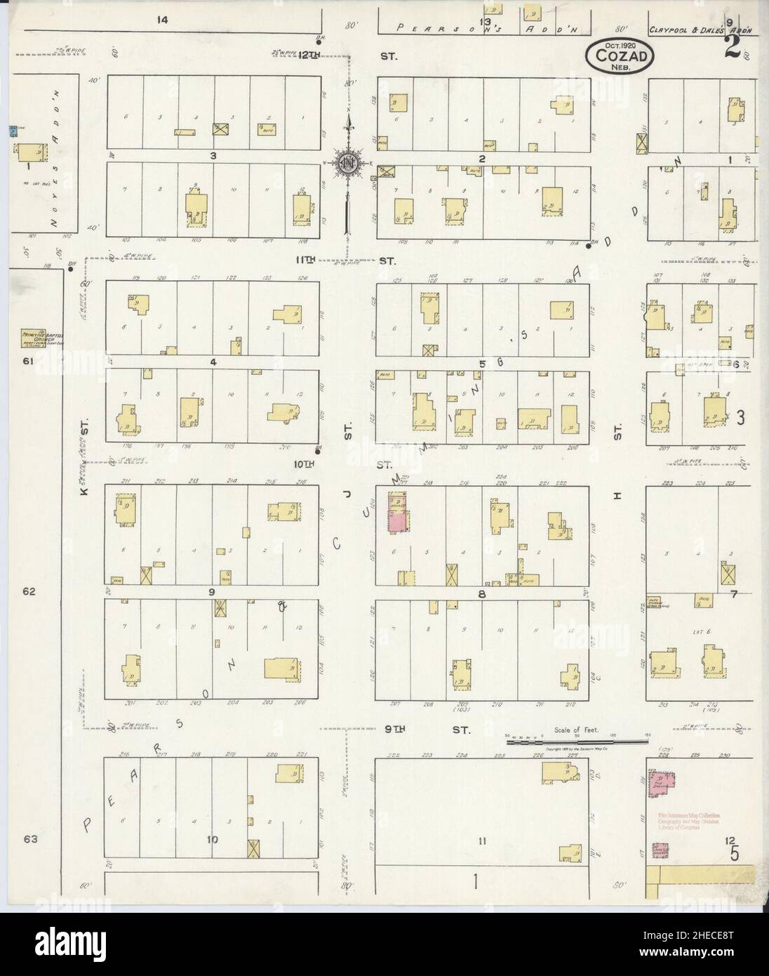 Map of dawson nebraska hi-res stock photography and images - Alamy