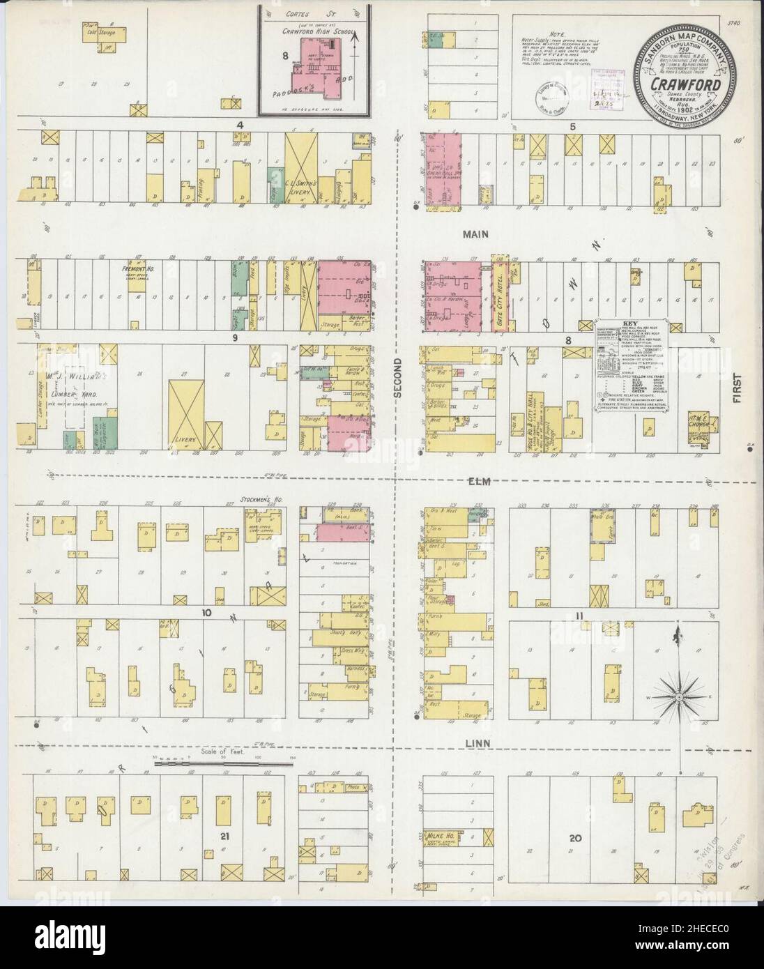 Map of dawes hi-res stock photography and images - Alamy