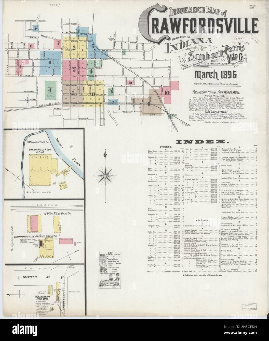 Montgomery indiana map hi-res stock photography and images - Alamy