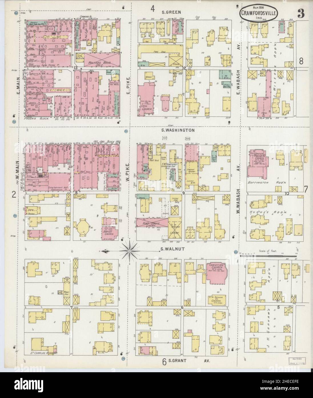 Montgomery indiana map hi-res stock photography and images - Alamy