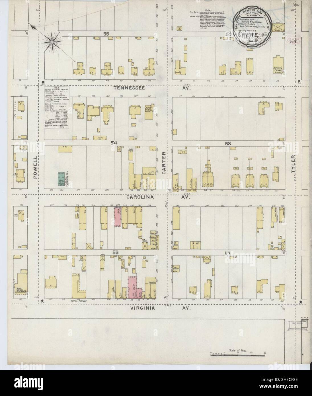 Crewe virginia map hi-res stock photography and images - Alamy