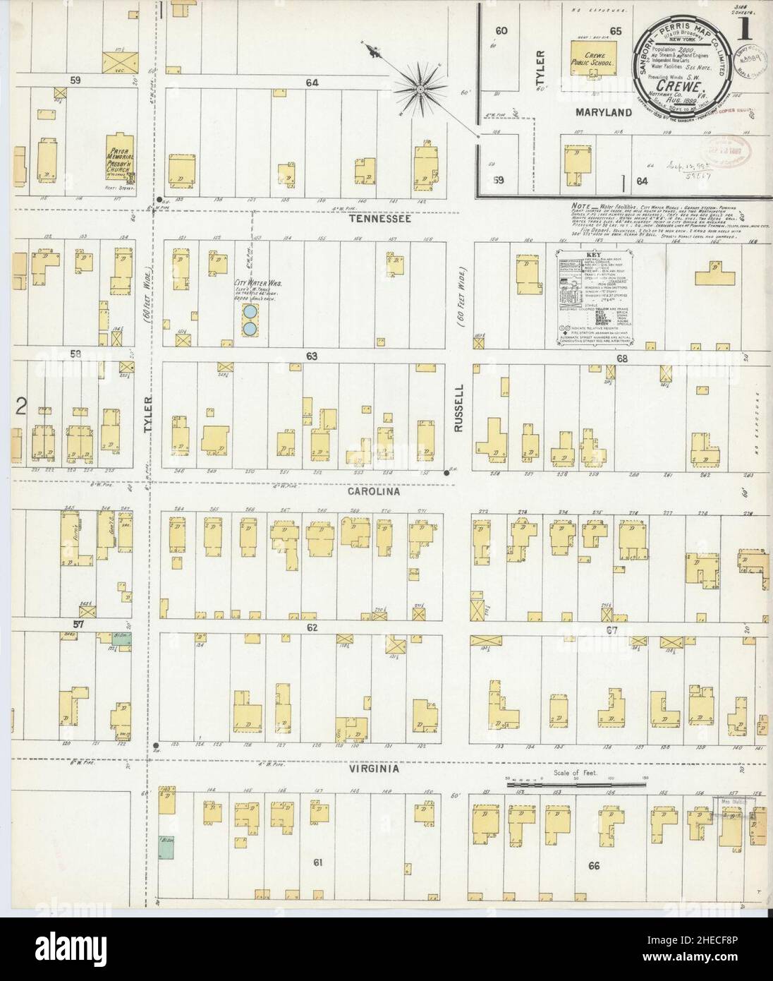 Crewe virginia map hi-res stock photography and images - Alamy
