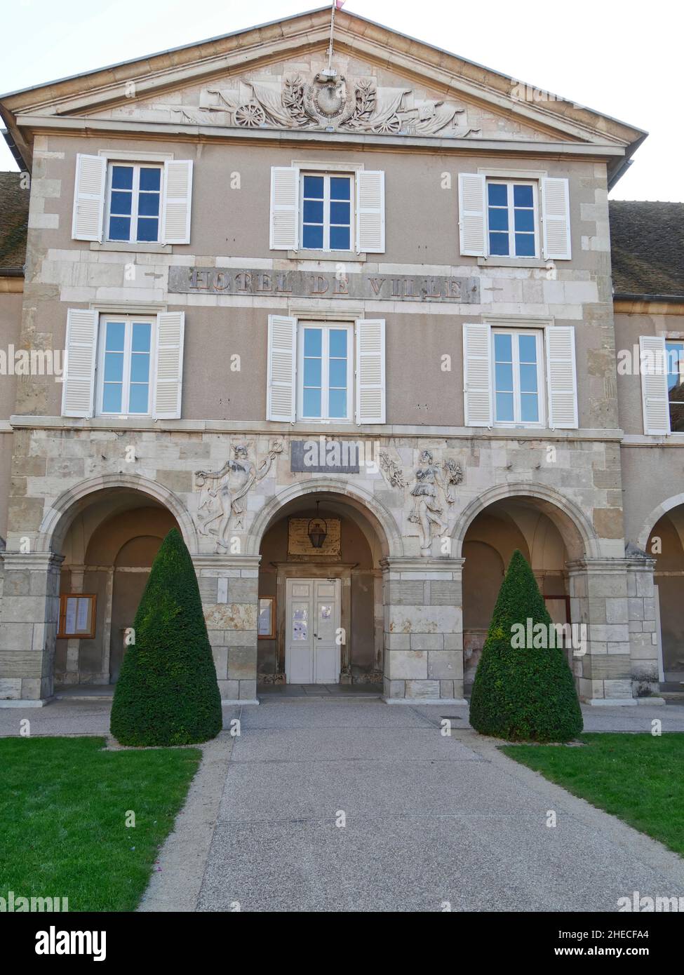 Town Hall, hotel de ville, Beaune, Bourgogne-Franche-Comté, France ...