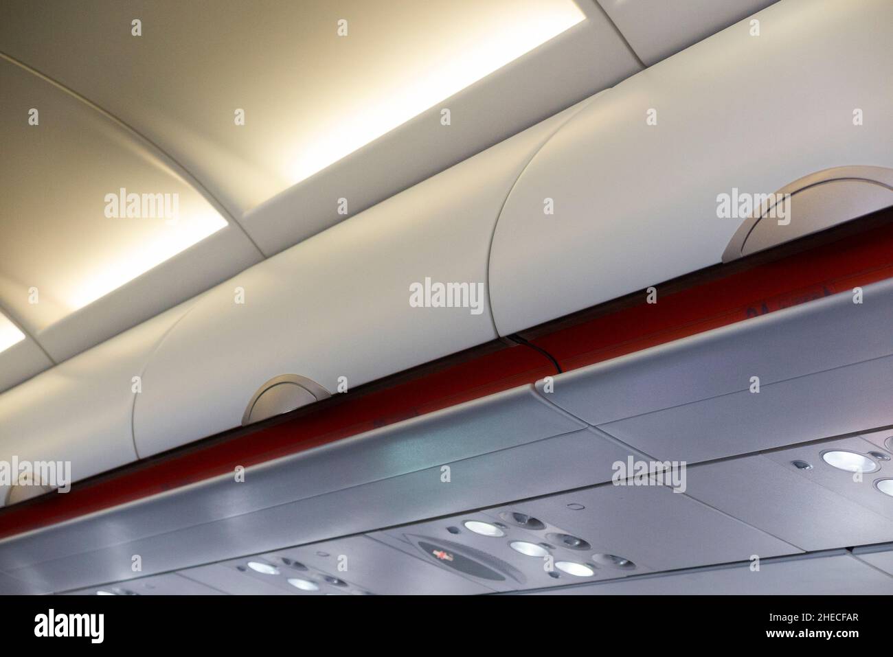 Overhead passenger locker / lockers / compartment / compartments for ...