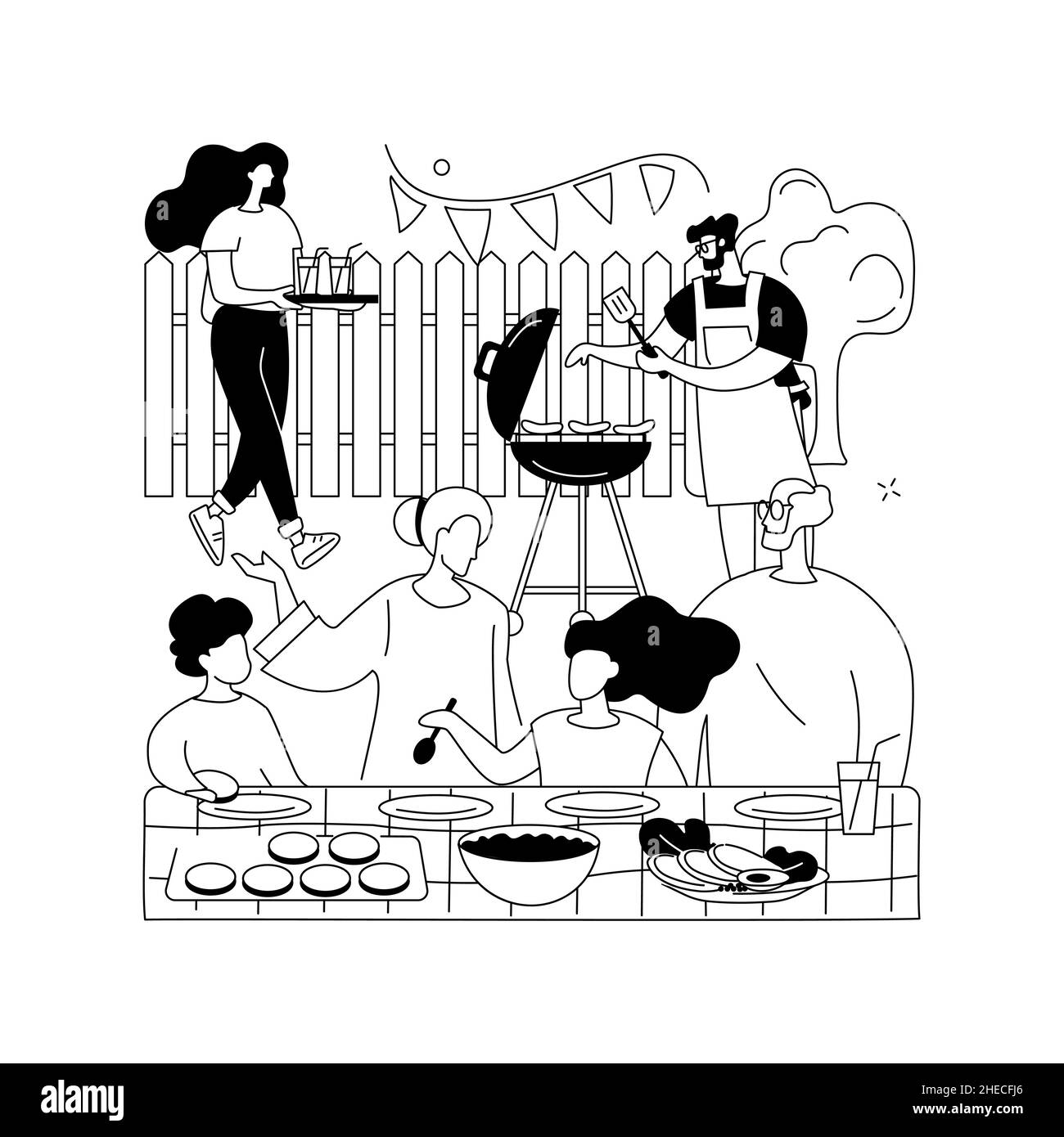 Family tradition abstract concept vector illustration Stock Vector ...