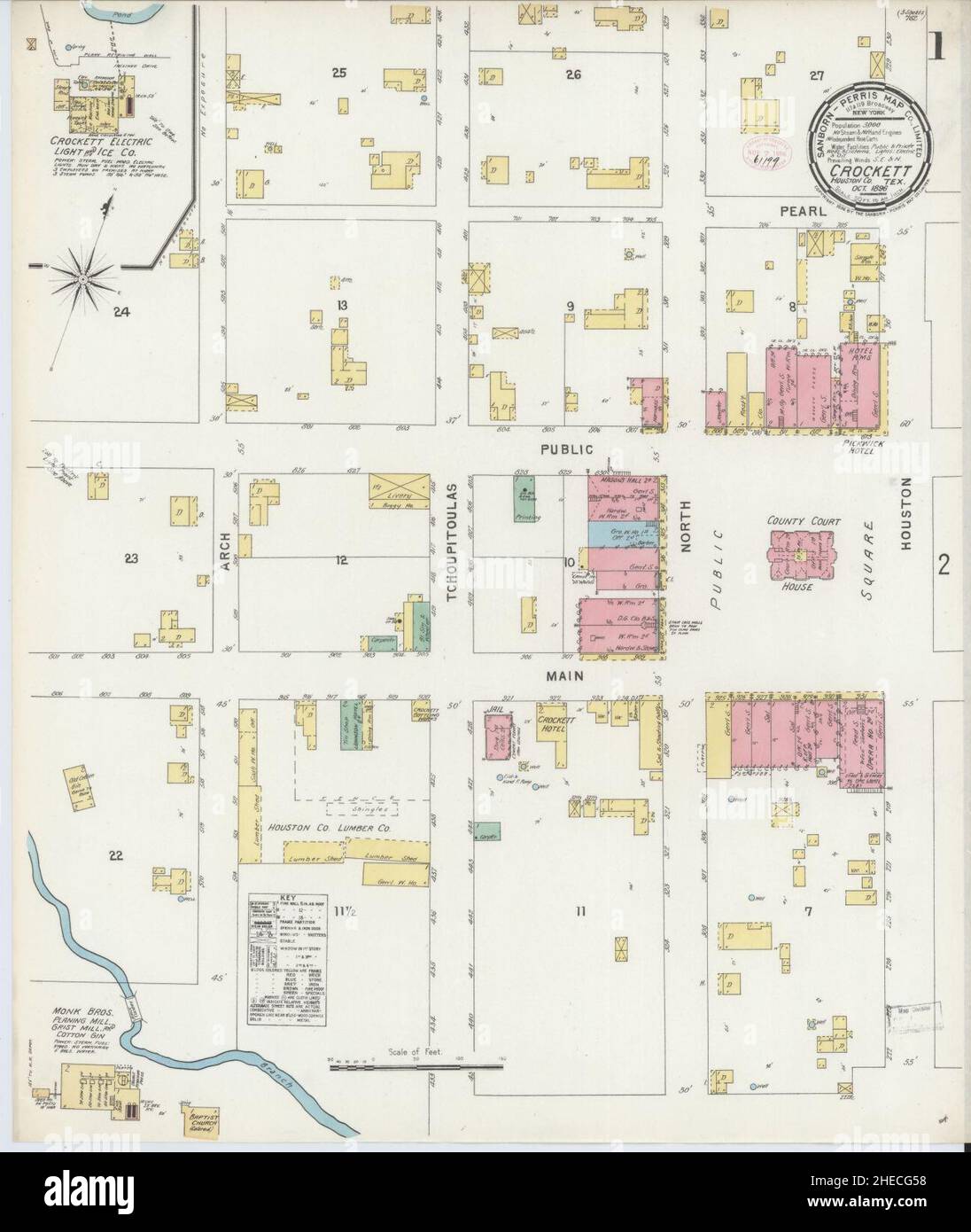Crockett map hi-res stock photography and images - Alamy