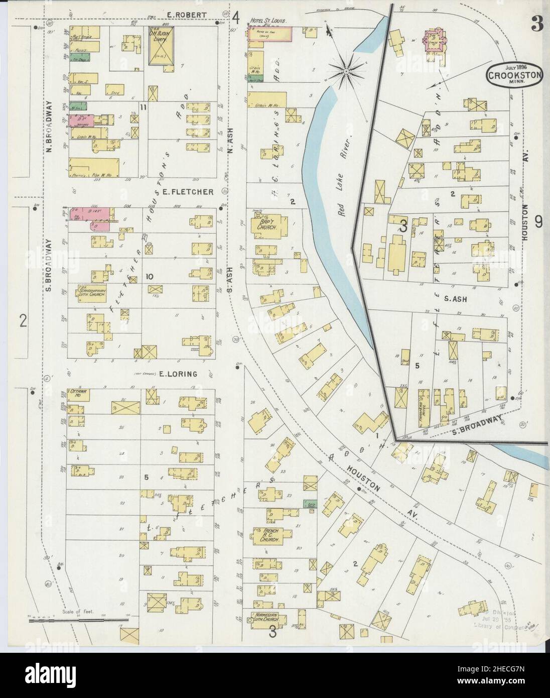 Map of crookston hi-res stock photography and images - Alamy