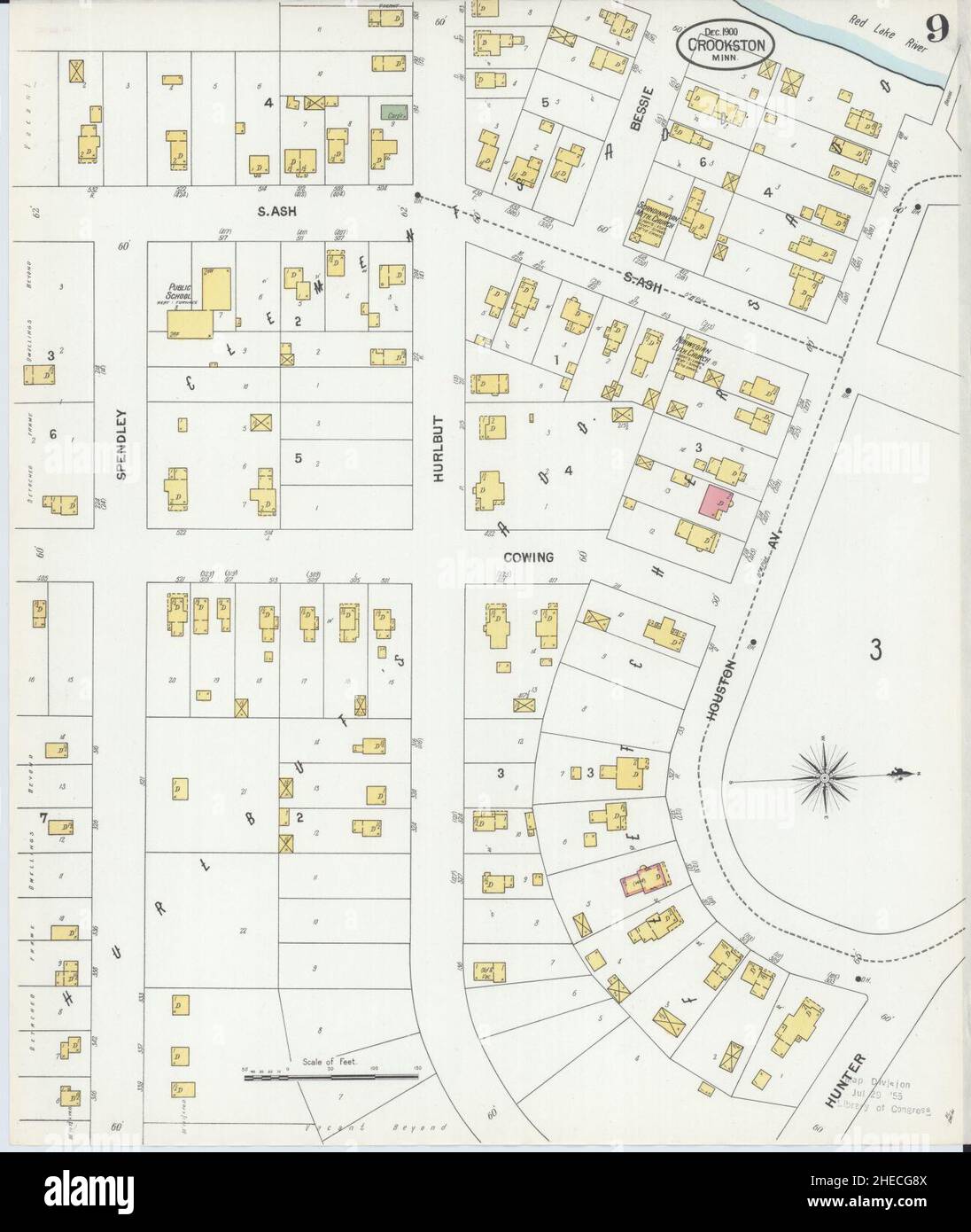 Map of crookston hi-res stock photography and images - Alamy