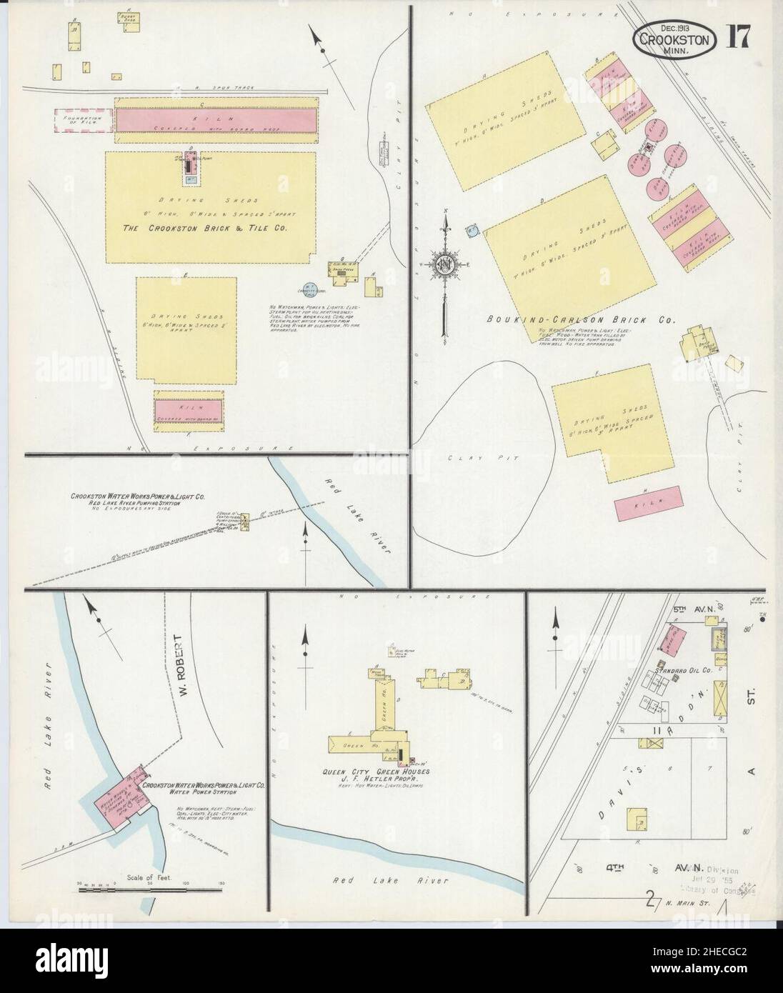 Map of crookston hi-res stock photography and images - Alamy