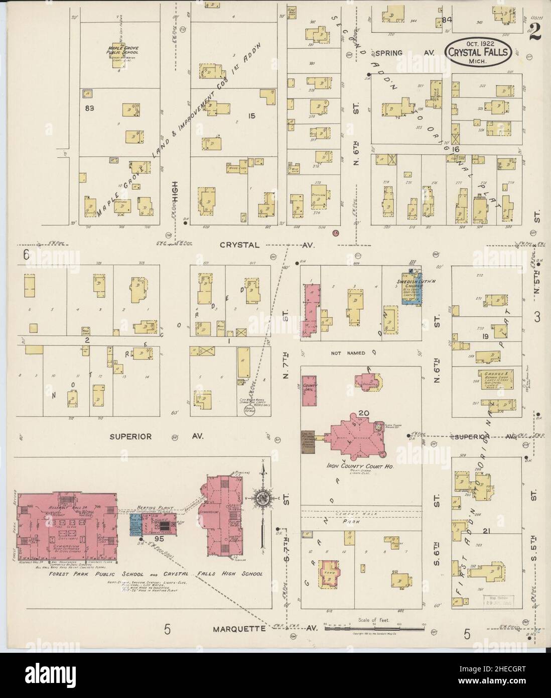Crystal falls michigan hi-res stock photography and images - Alamy