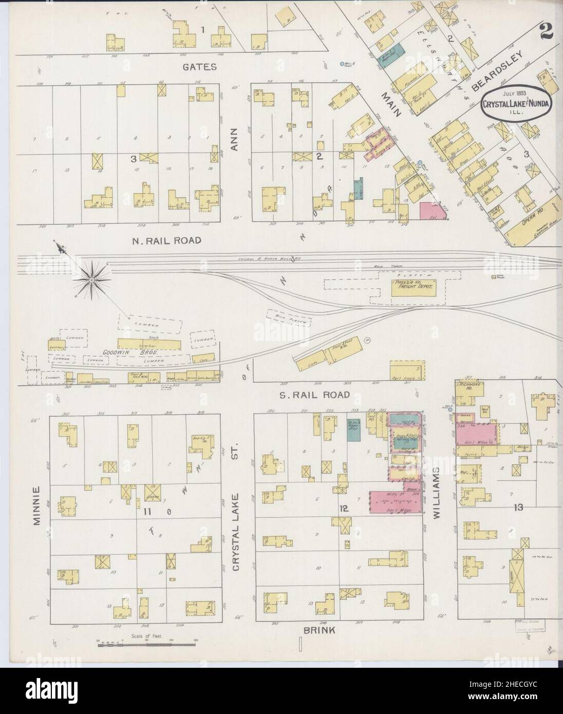 Map of lake crystal hi-res stock photography and images - Alamy