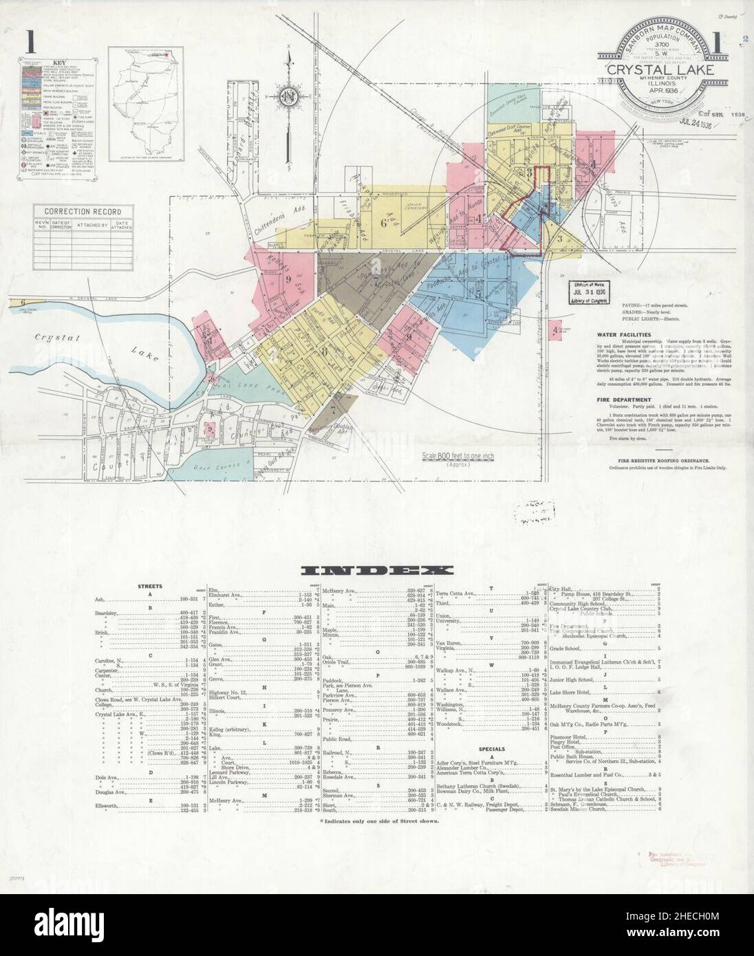 Map of lake crystal hi-res stock photography and images - Alamy