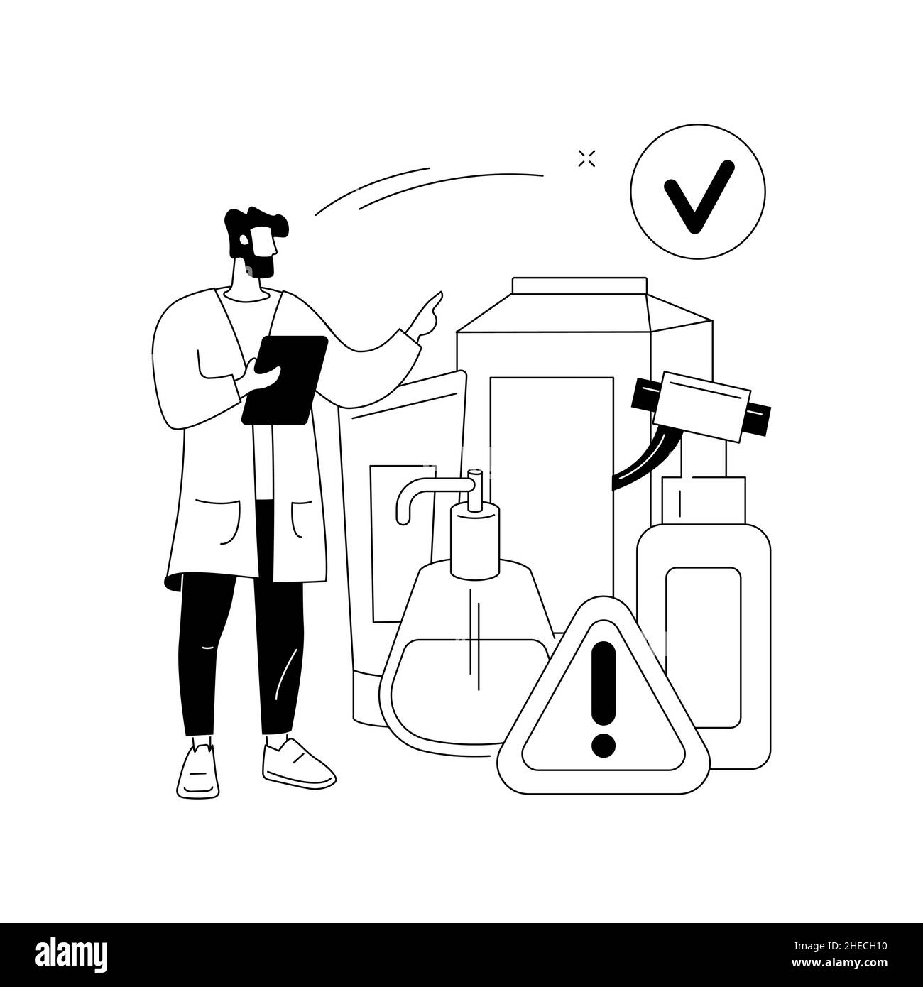 product safety abstract concept vector illustration Stock Vector Image ...