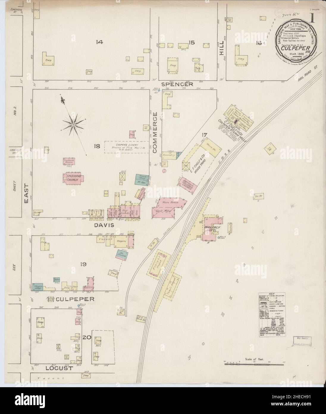 Culpeper county map hi-res stock photography and images - Alamy