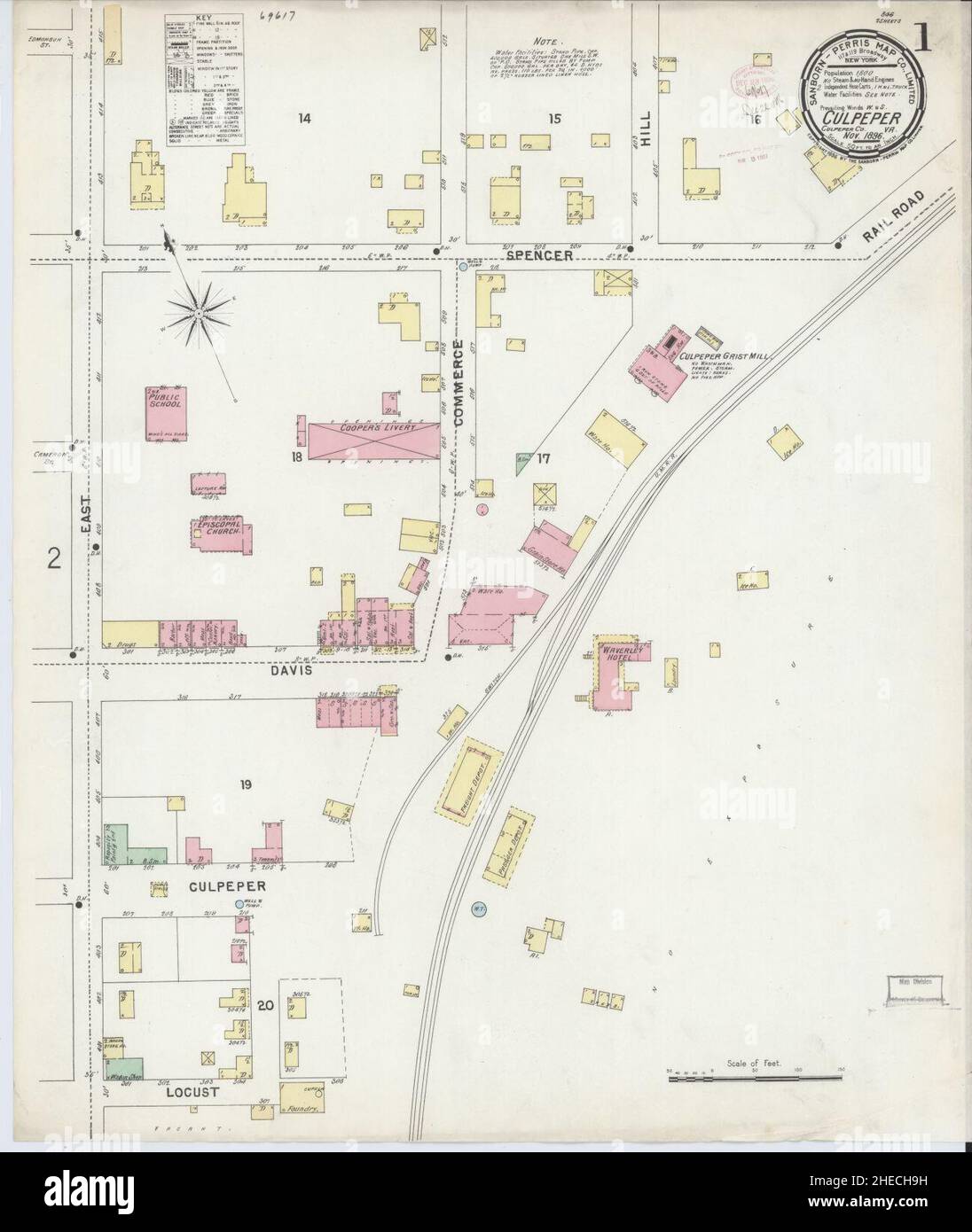 Culpeper county map hi-res stock photography and images - Alamy