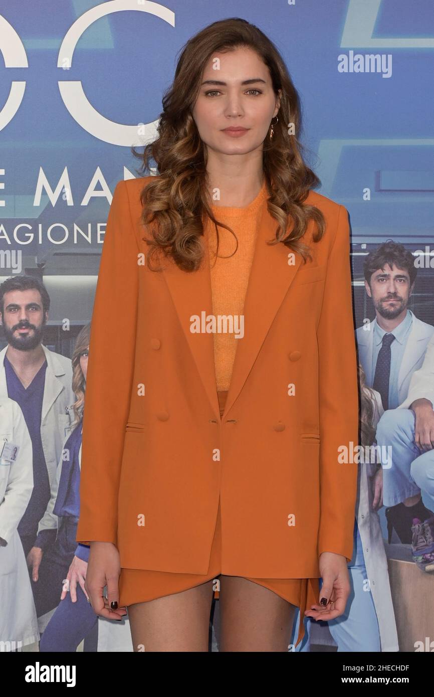 Giusy Buscemi attends the phtocall of the Rai tv series DOC nelle tue ...