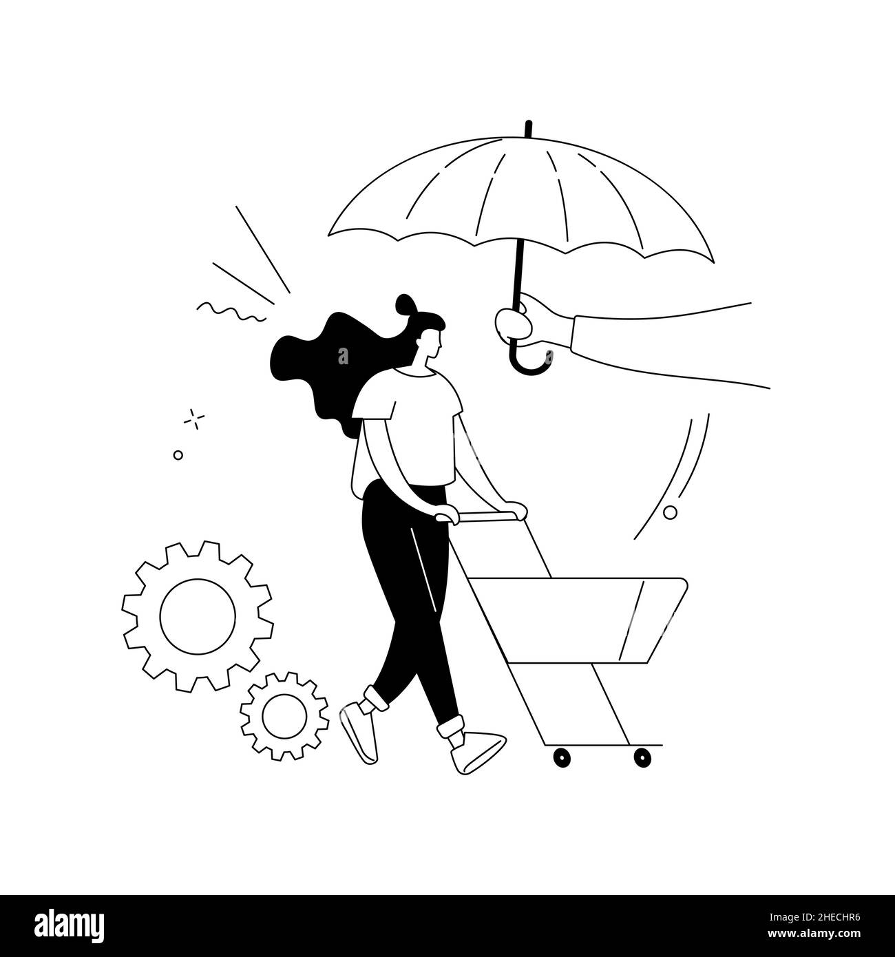 Consumer protection abstract concept vector illustration Stock Vector ...