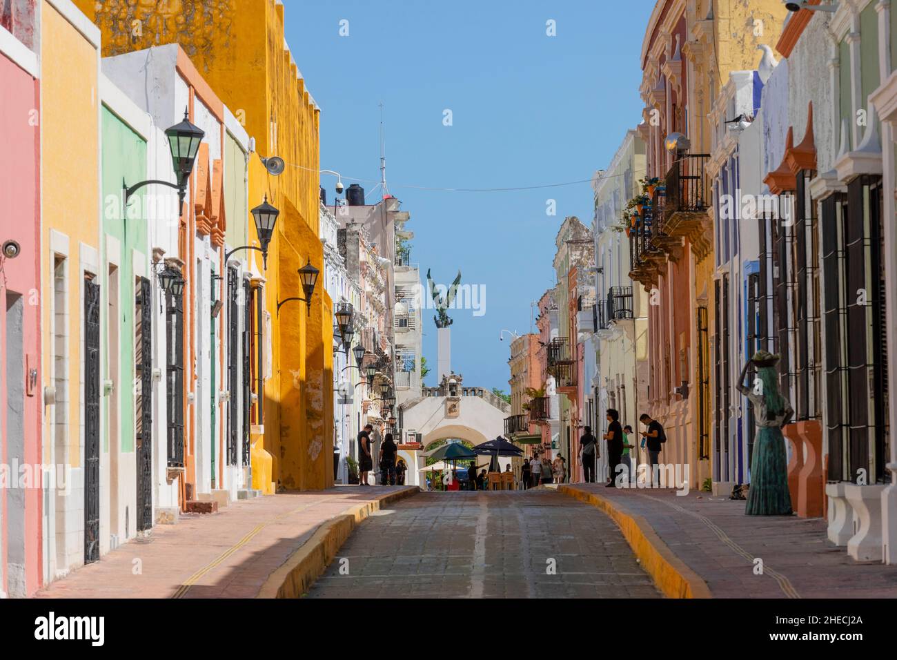 Mexico, Campeche, walled city listed as World Heritage by UNESCO ...