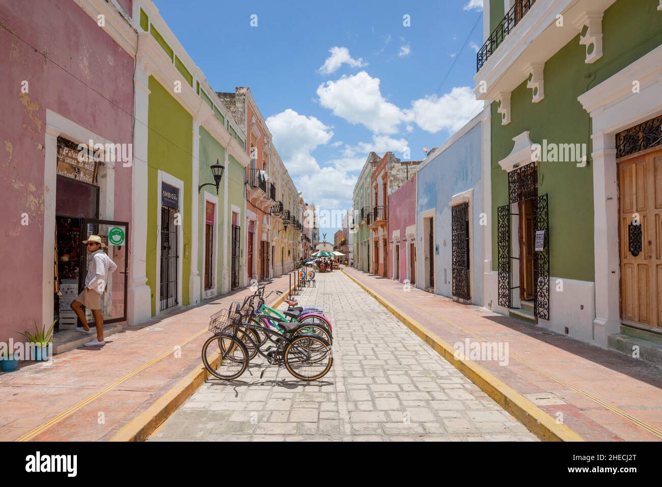 Mexico, Campeche, walled city listed as World Heritage by UNESCO ...