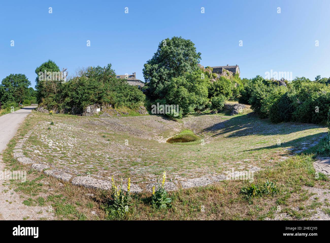 France, Aveyron, La Couvertoirade, labelled Les Plus Beaux Villages de ...