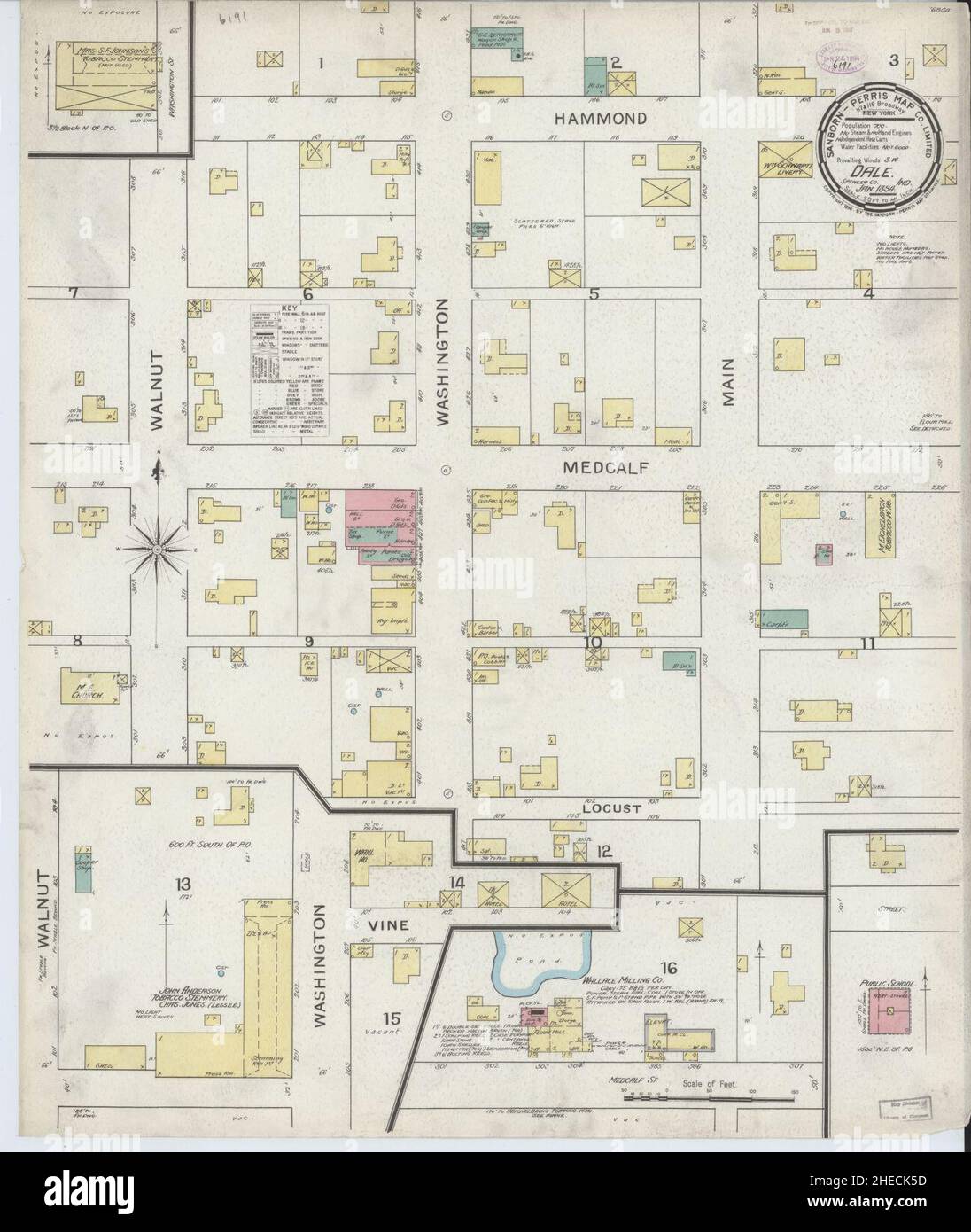 Dale county map hi-res stock photography and images - Alamy