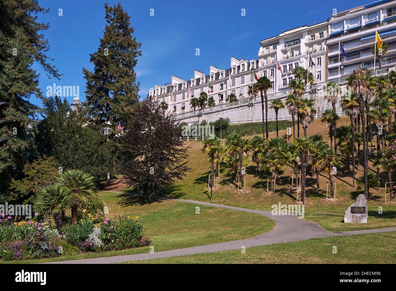 France, Pyrenees Atlantiques, Bearn, Pau, station district, les ...