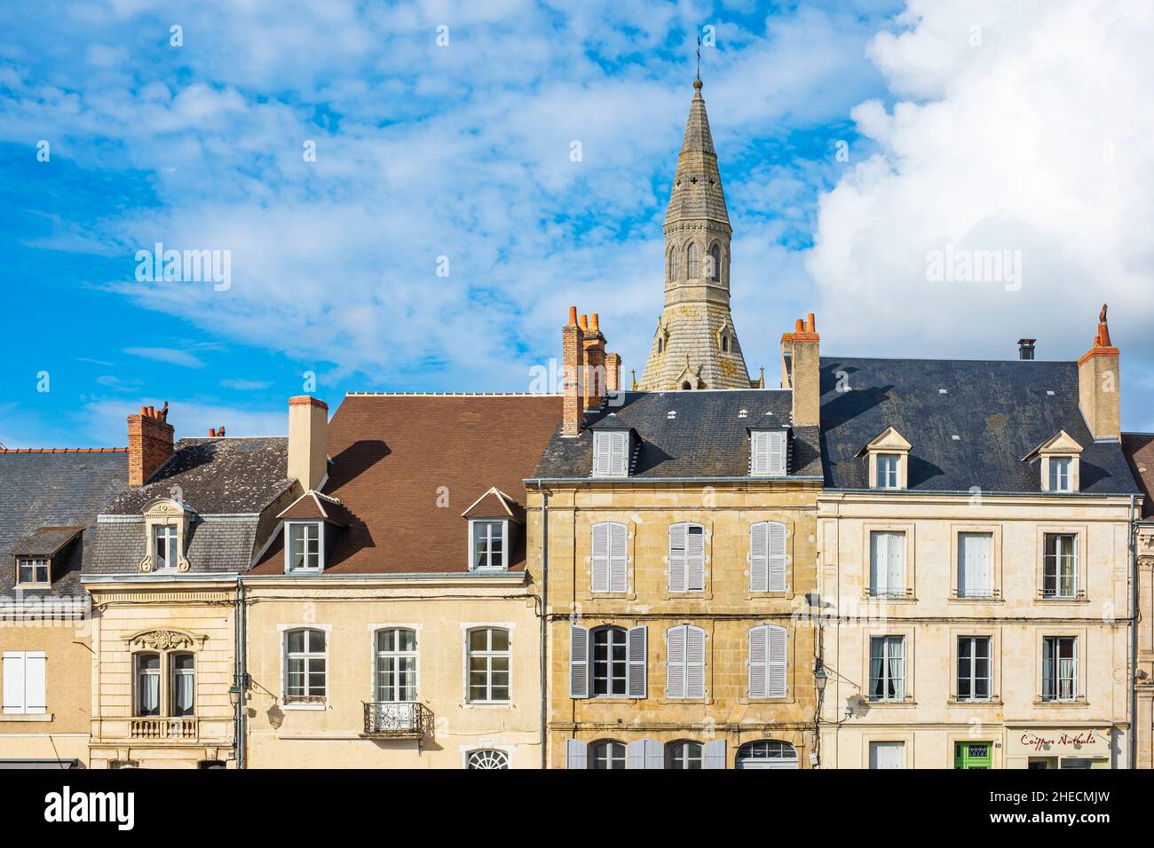 France, Indre, La Chatre, stage on the Via Lemovicensis or Vezelay Way, one of the main ways to ...
