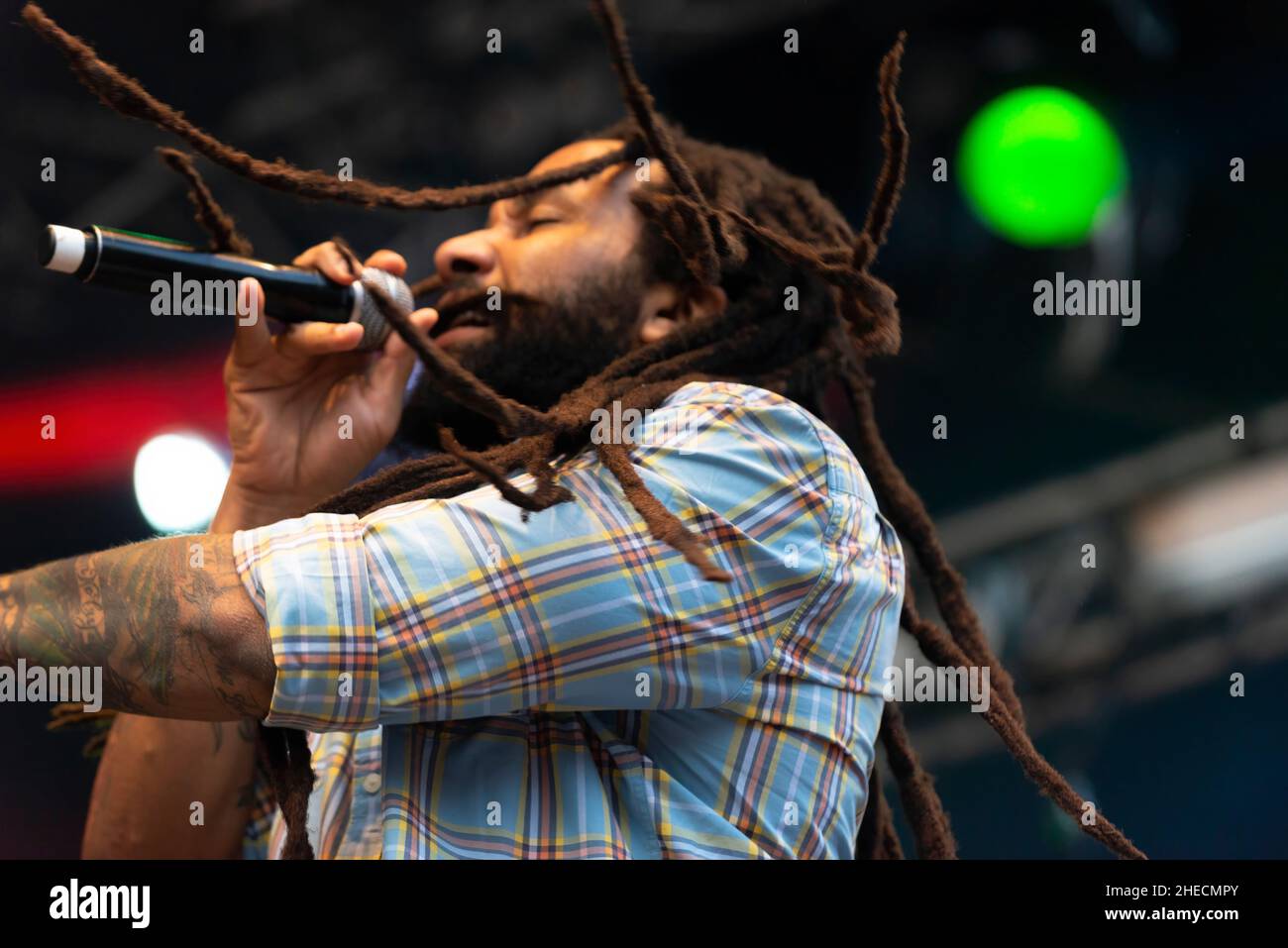 stockholm sweden - July 31 - 2013 - the Jamaican reggae singer ky -mani ...